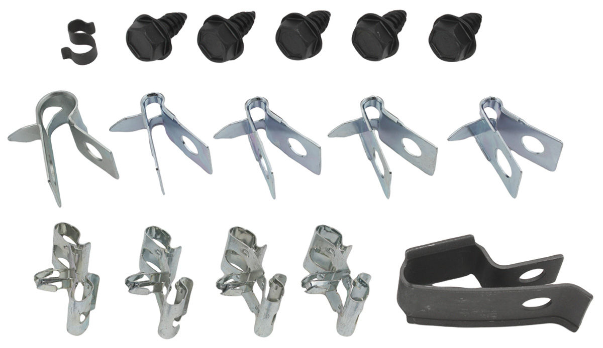 Clips, Brake Line, 1968-69 Pontiac/1970 Buick GS, 15pcs @ OPGI.com