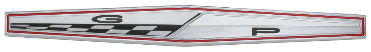 Emblem, Quarter Panel, 1965 Grand Prix @ OPGI.com