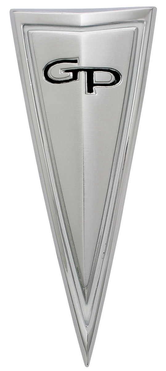 Emblem, Trunk Lid, 1963 Grand Prix, Arrowhead @ OPGI.com