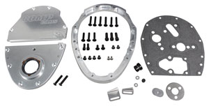 Timing Cover, Comp Cams, 3-Piece, Chevrolet Big Block, Billet @ OPGI.com