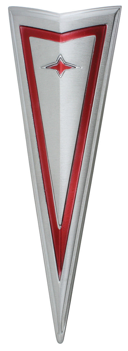 Emblem, Front Bumper, 1970 Bonneville/Catalina, Arrowhead @ OPGI.com