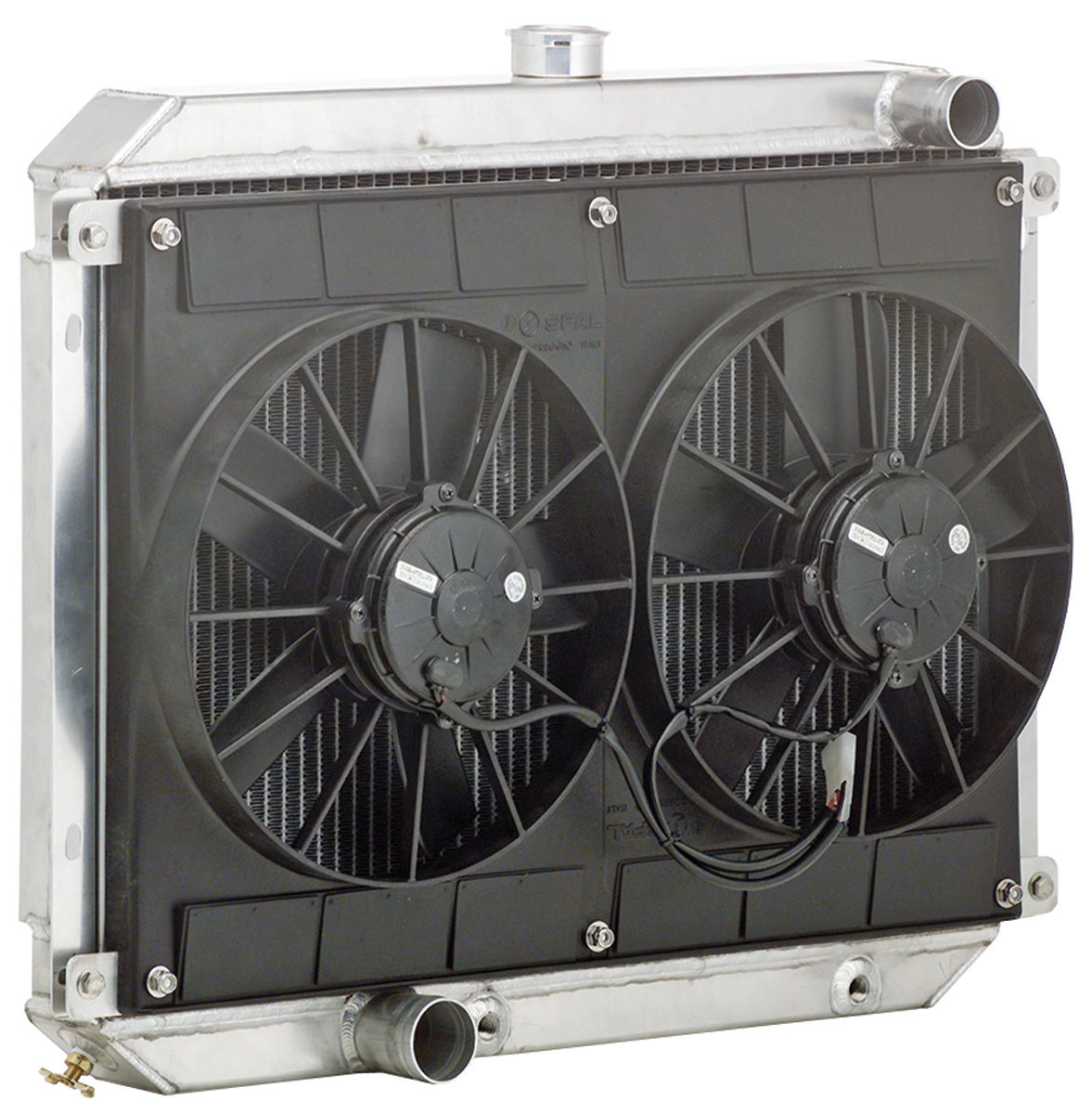 Radiator Module, Aluminum, Be Cool, 18"X25"X2", MT, Tall, LH Up/RH Low ...