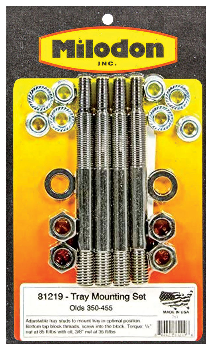 Install Kit, Windage Tray, Oldsmobile, Milodon @ OPGI.com