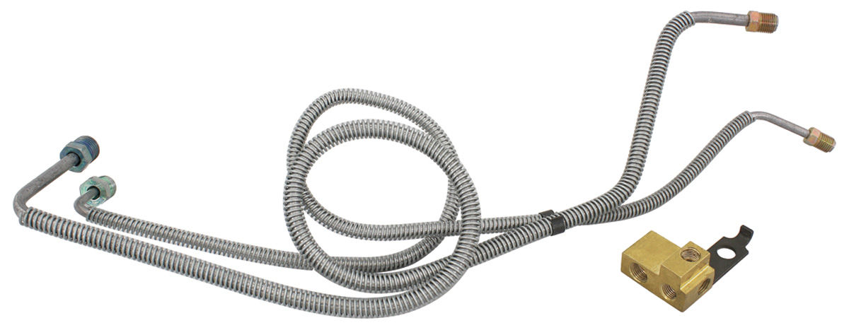 Brake Line Kit, Master Cylinder to Distribution Block, 1966 A-Body ...
