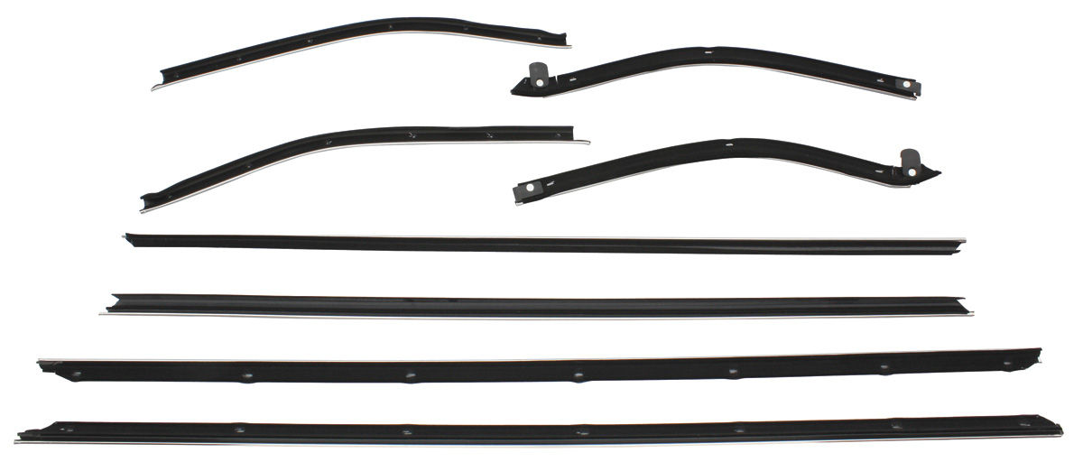Car & Truck Glass Window Sweeps Felts Kit Set of 8 for 70-72 Chevy ...