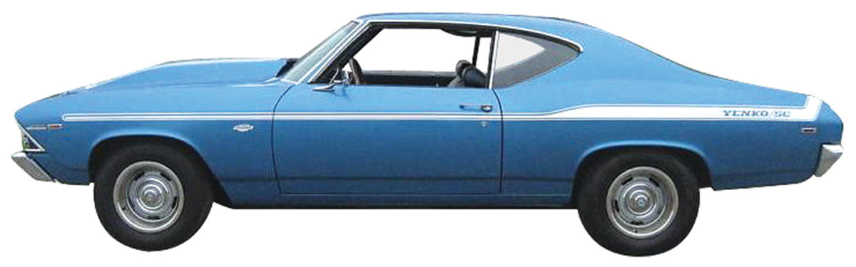 Phoenix Graphix - Decal, 69 Chevelle, Body Stripe, Yenko @ OPGI.com