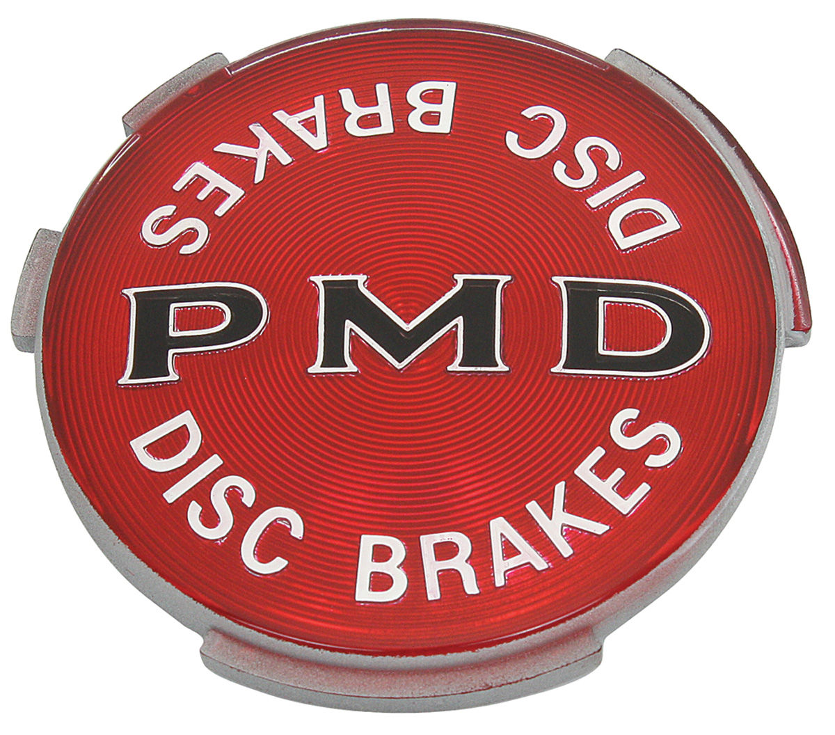 Insert, Wheel Center Cap, 1967-70 Pontiac, Red W/ Black PMD Letters ...
