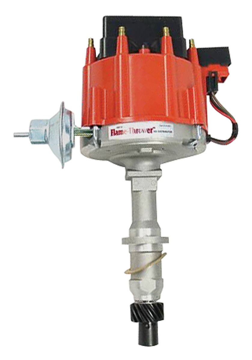 Distributor, 1964-77 Pontiac, Flame-Thrower HEI, Pertronix, Red @ OPGI.com