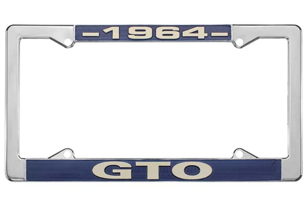 RESTOPARTS - License Plate Frame, 1964 GTO @ OPGI.com