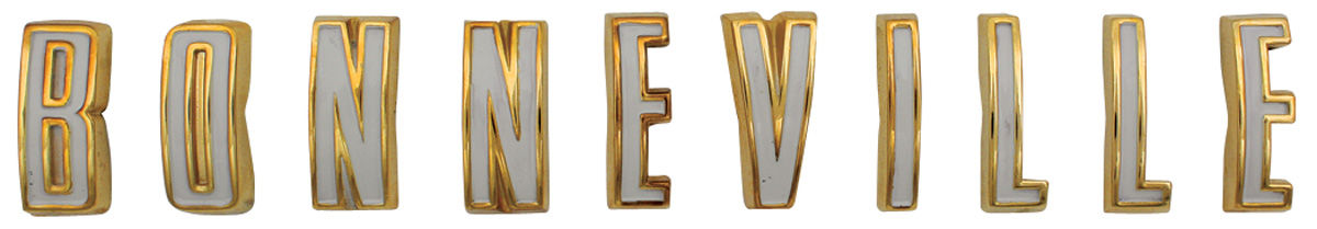 Emblem, Fender, 1961 Bonneville Letters @ OPGI.com