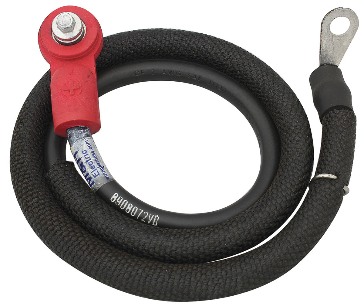 M&H - Battery Cable, 1972 CH/EC/MC BB, Side Post, Positive @ OPGI.com