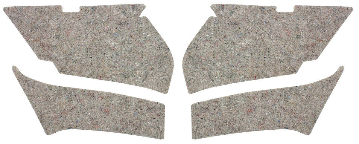 Repops - Insulation, Upper Quarter Panel, 1973-77 Grand Prix, Interior ...