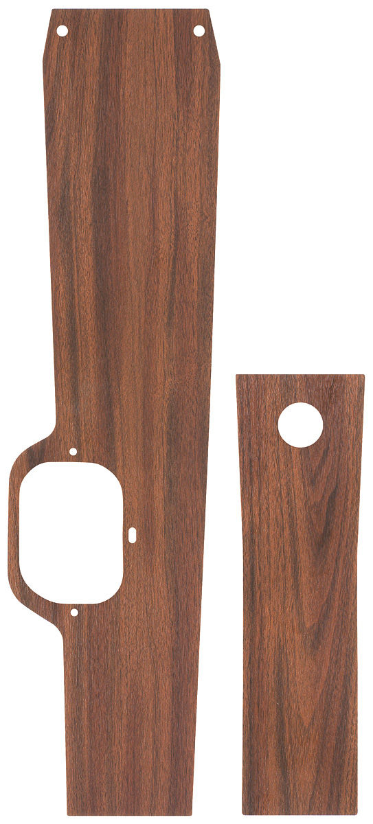 Console Wood Grain Inserts, 1967 GTO, 4-Speed, Standard @ OPGI.com