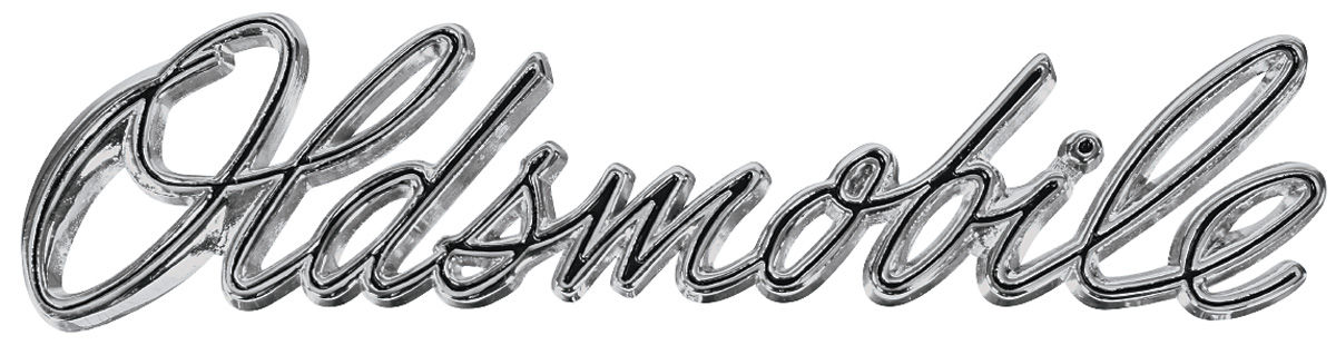 Emblem, Hood, 1968-70 Cutlass, Oldsmobile Script @ OPGI.com