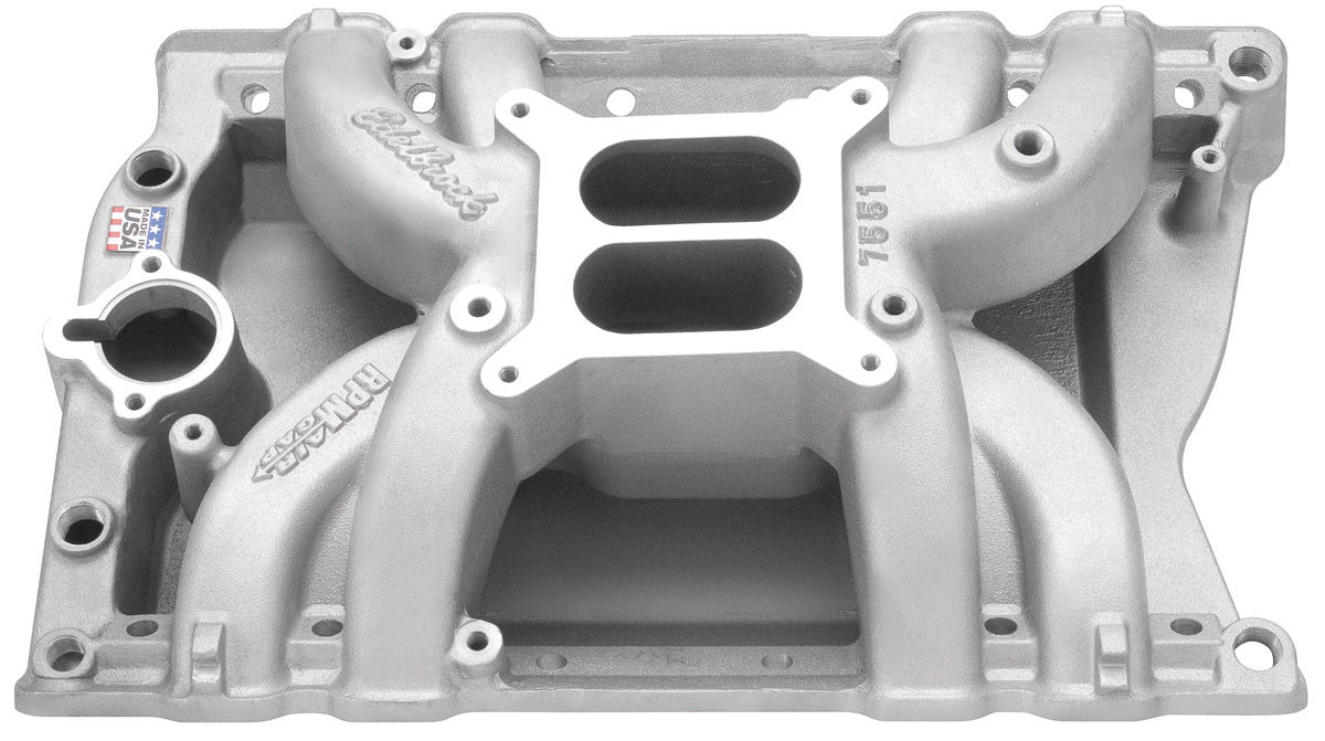 Intake Manifold, Edelbrock, RPM Air-Gap, Oldsmobile 455 @ OPGI.com