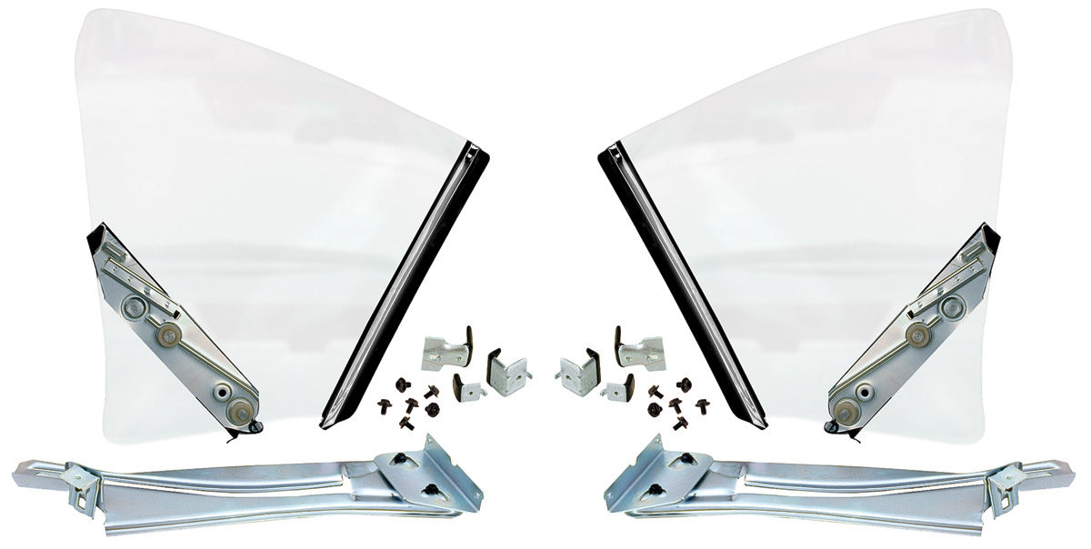 Assembly, Quarter Window, 1968-69 Chevelle Coupe, Pair @ OPGI.com