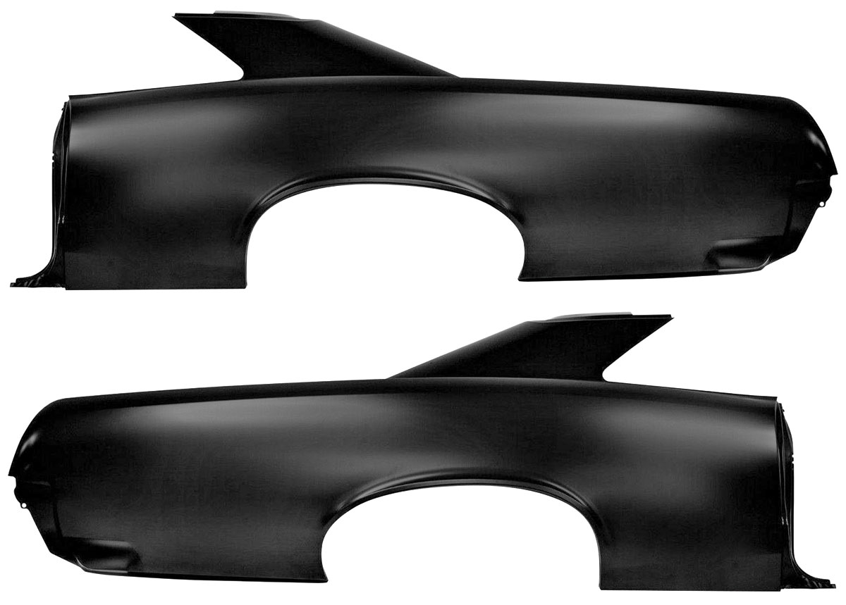 Quarter Panel, 67 GTO/Tempest/Lemans, Coupe, Complete PAIR @ OPGI.com