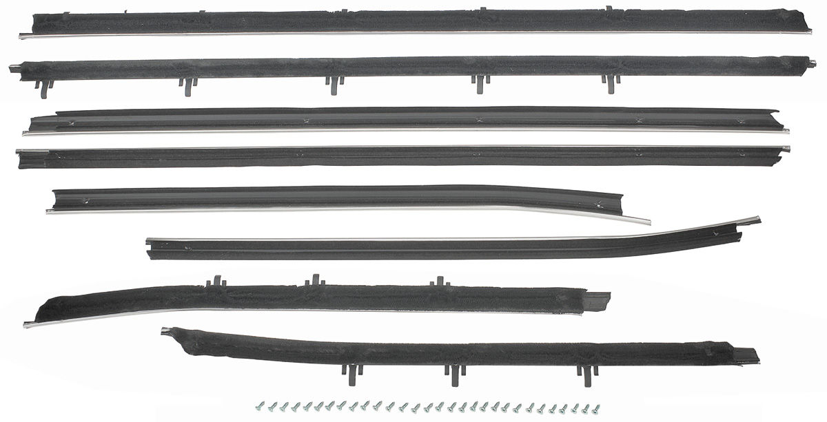 PUI - Window Felts, 68 Cutlass, Convertible, 8 piece, Original Style ...