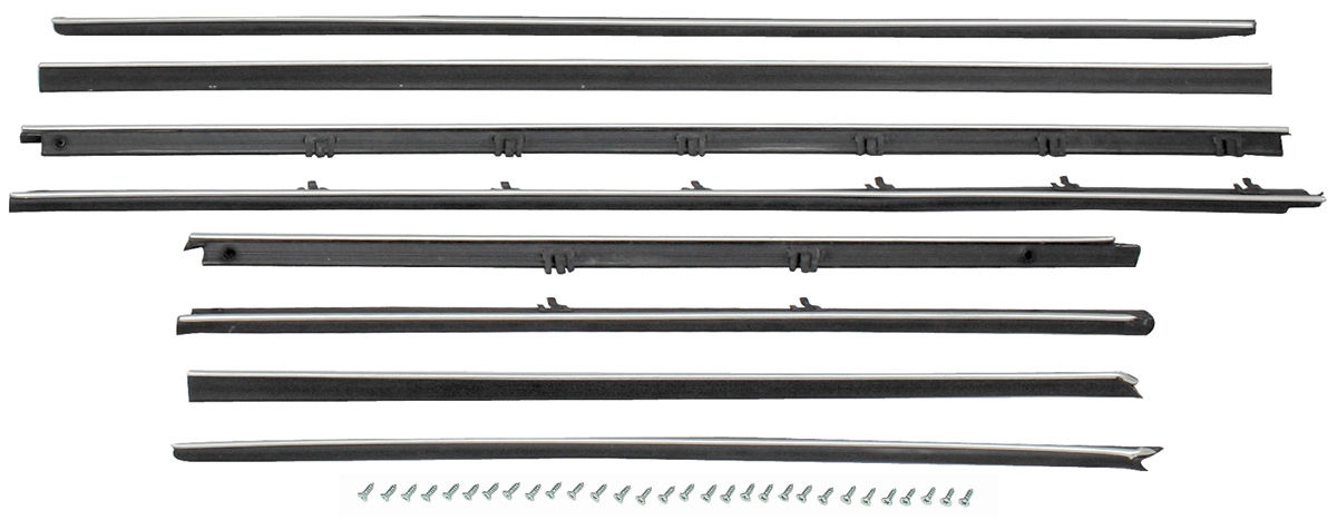 Repops - Window Felts, 64 Skylark, 2D Hardtop, 8 pieces, Original Style ...