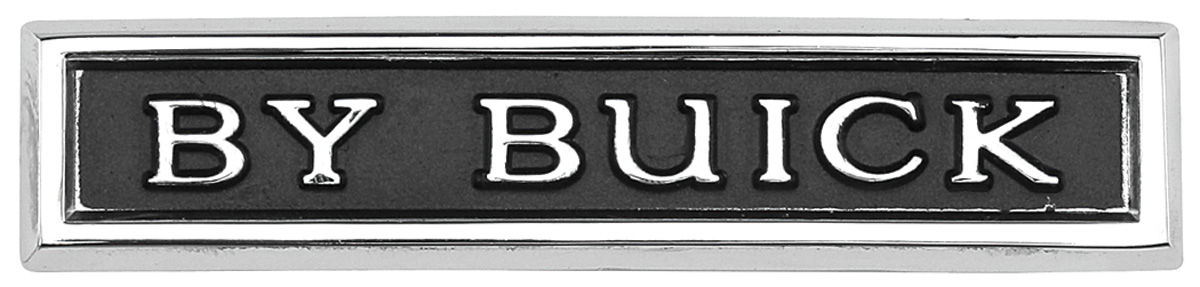 Emblem, Trunk, 1966-67 Riviera, "By Buick" @ OPGI.com