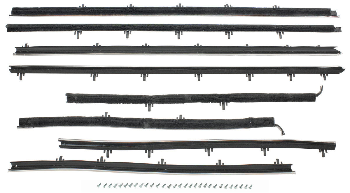 Repops - Window Felts, 66-67 Skylark, 2dr Sedan, 8 pieces, Original ...