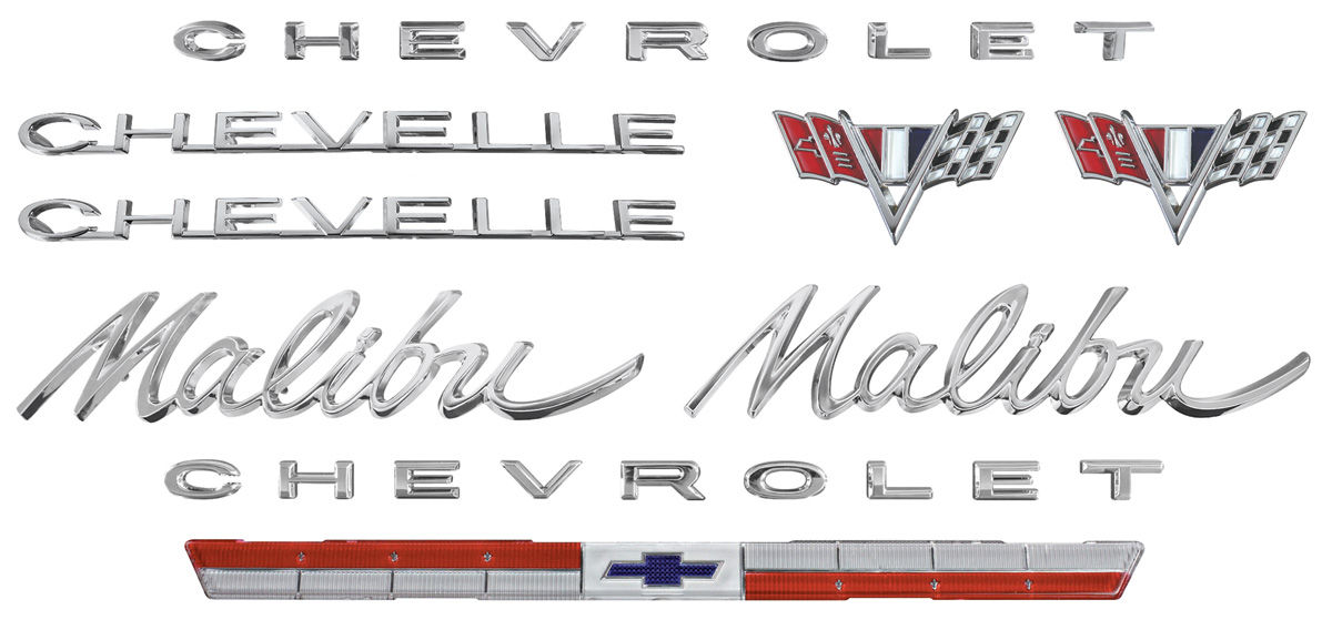 Emblem Kit, 1964 Malibu 327 @ OPGI.com