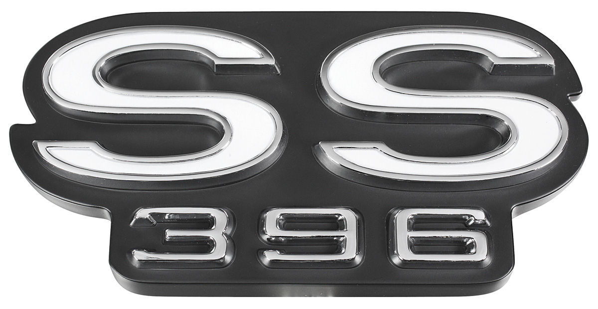 Emblem, Tailgate, 1968-70 El Camino, "SS396" @ OPGI.com