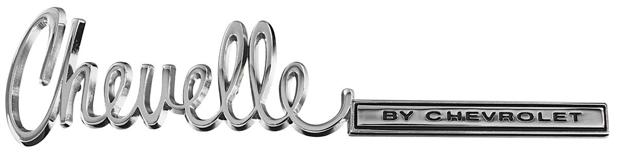 RESTOPARTS - Emblem, Trunk, 1971-72 Chevelle @ OPGI.com