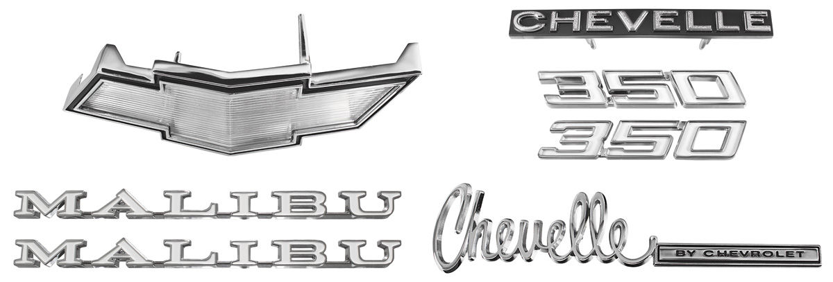 Emblem Kit, 1972 Chevelle, 350, Non-SS @ OPGI.com