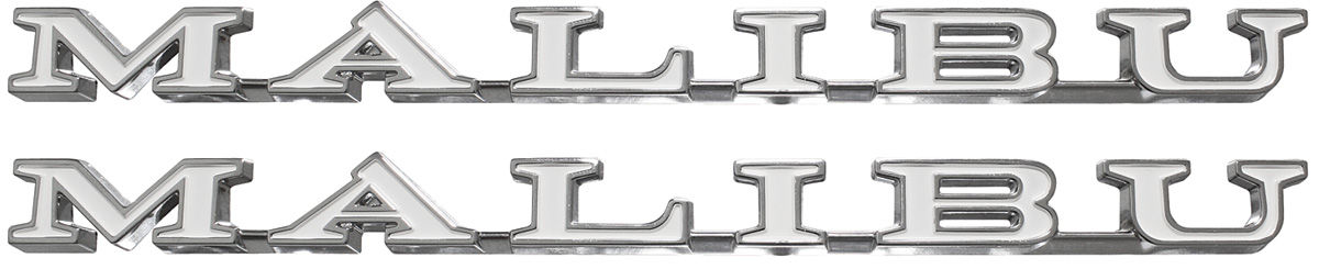 RESTOPARTS - Emblem, Fender, 1971-73 Chevelle, Malibu, Pair @ OPGI.com
