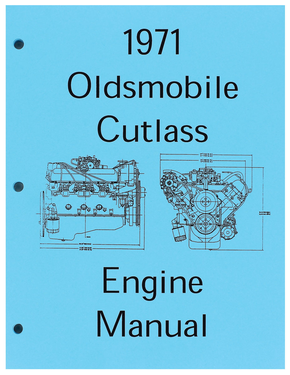 Manual, 71-72 Cutlass, Engine Assembly @ OPGI.com