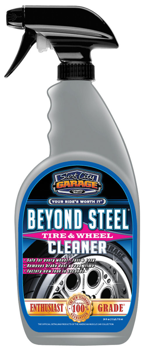 Cleaner, Beyond Steel Wheel, Surf City Garage, 24OZ @ OPGI.com
