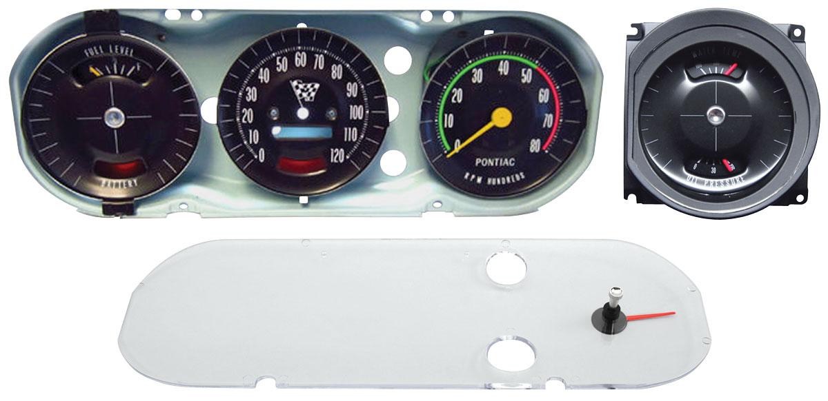 Gauge Cluster, 65 GTO, Rally Style, Late @ OPGI.com