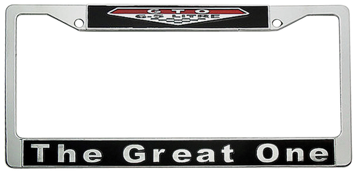 License Plate Frame, GTO, The Great One @ OPGI.com