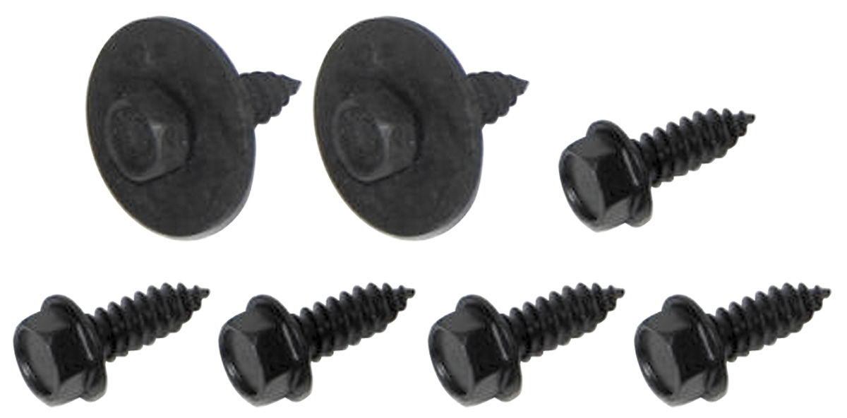 Screw Set, 64-67 A-Body, Steering Column Clamp Plates, Manual @ OPGI.com