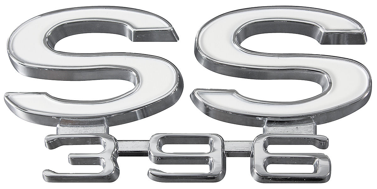 Emblem, Rear Panel, 1966 Chevelle, "SS396" @ OPGI.com