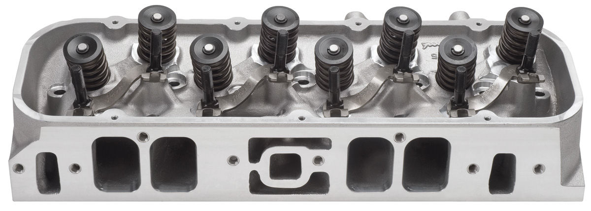 Cylinder Heads, Edelbrock, Performer RPM, BB Chevy, 454-R, Rectangle ...