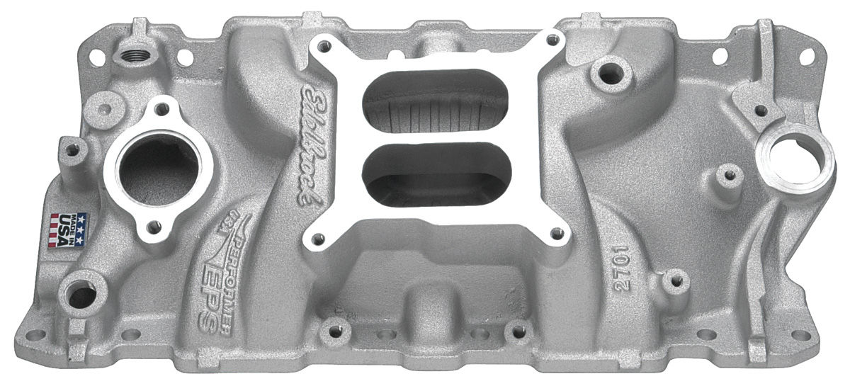 Intake Manifold, Edelbrock, SB Chevy, Performer EPS @ OPGI.com