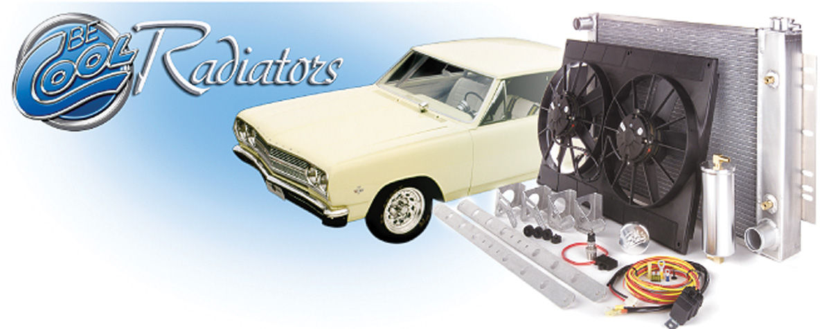 Radiator Module, Aluminum, Be Cool, 1968-77 A-Body/Pontiac, AT, Natural ...