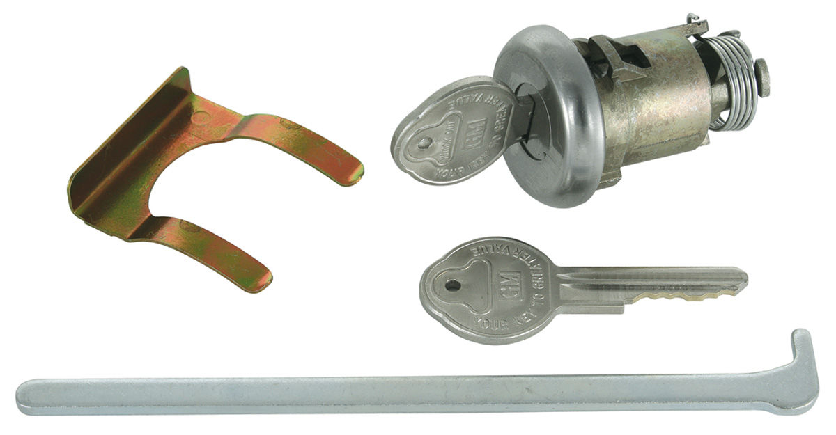 Lock Set, Trunk, 1959-68 GM, Original Keys @ OPGI.com