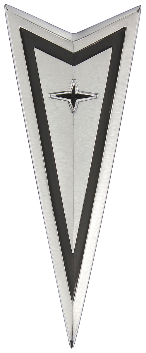 Emblem, Nose Panel, 1968 Pontiac A-Body, Arrowhead @ OPGI.com