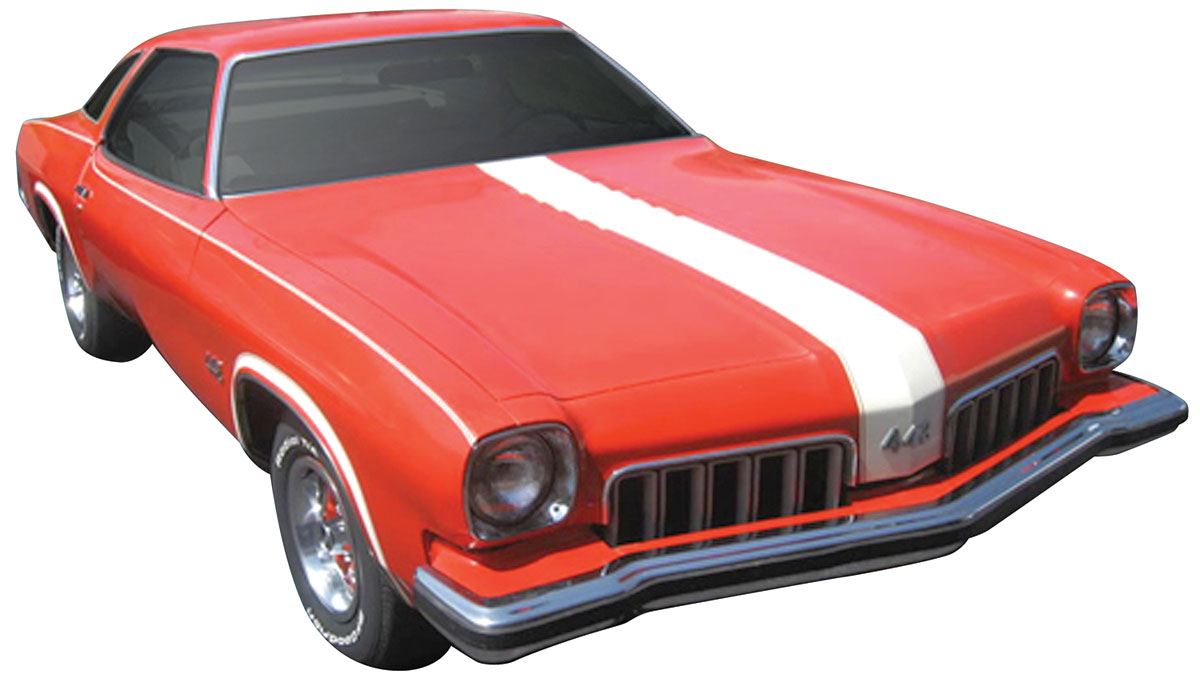 Phoenix Graphix - Decal Set, 1973 Cutlass, Y73 Body Stripes @ OPGI.com