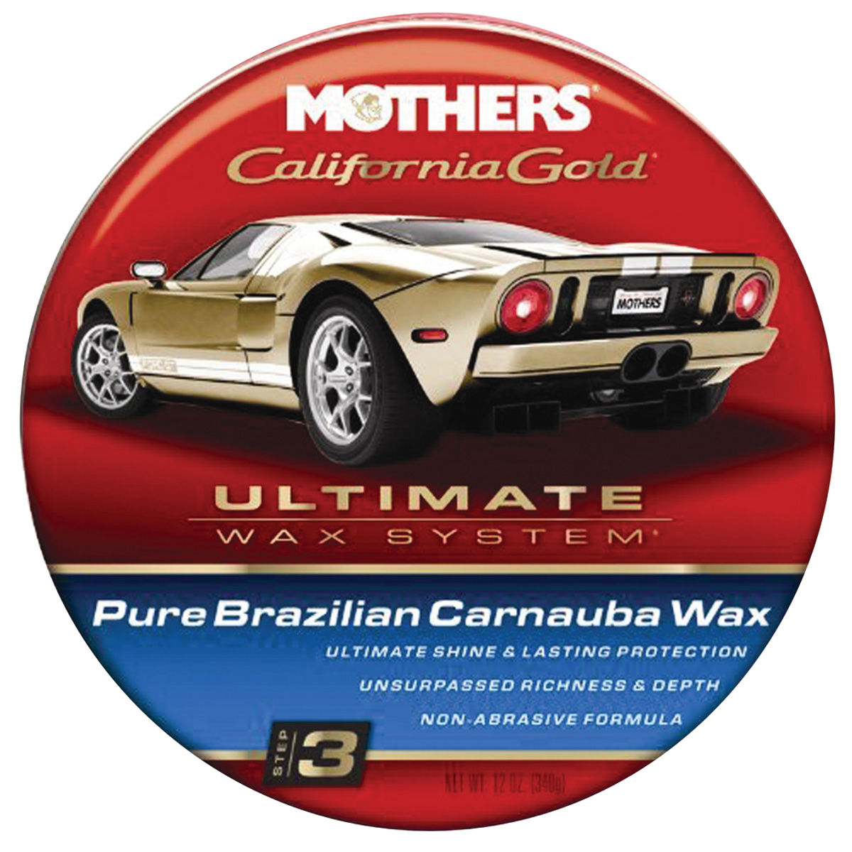 Pure Brazilian Carnauba Wax, Mothers California Gold, 12-oz. paste ...