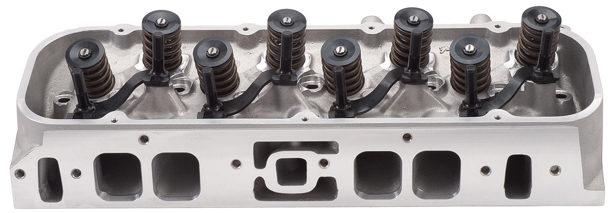 Cylinder Head, Edelbrock, E-Series, Aluminum, BB Chevy, Oval Port ...