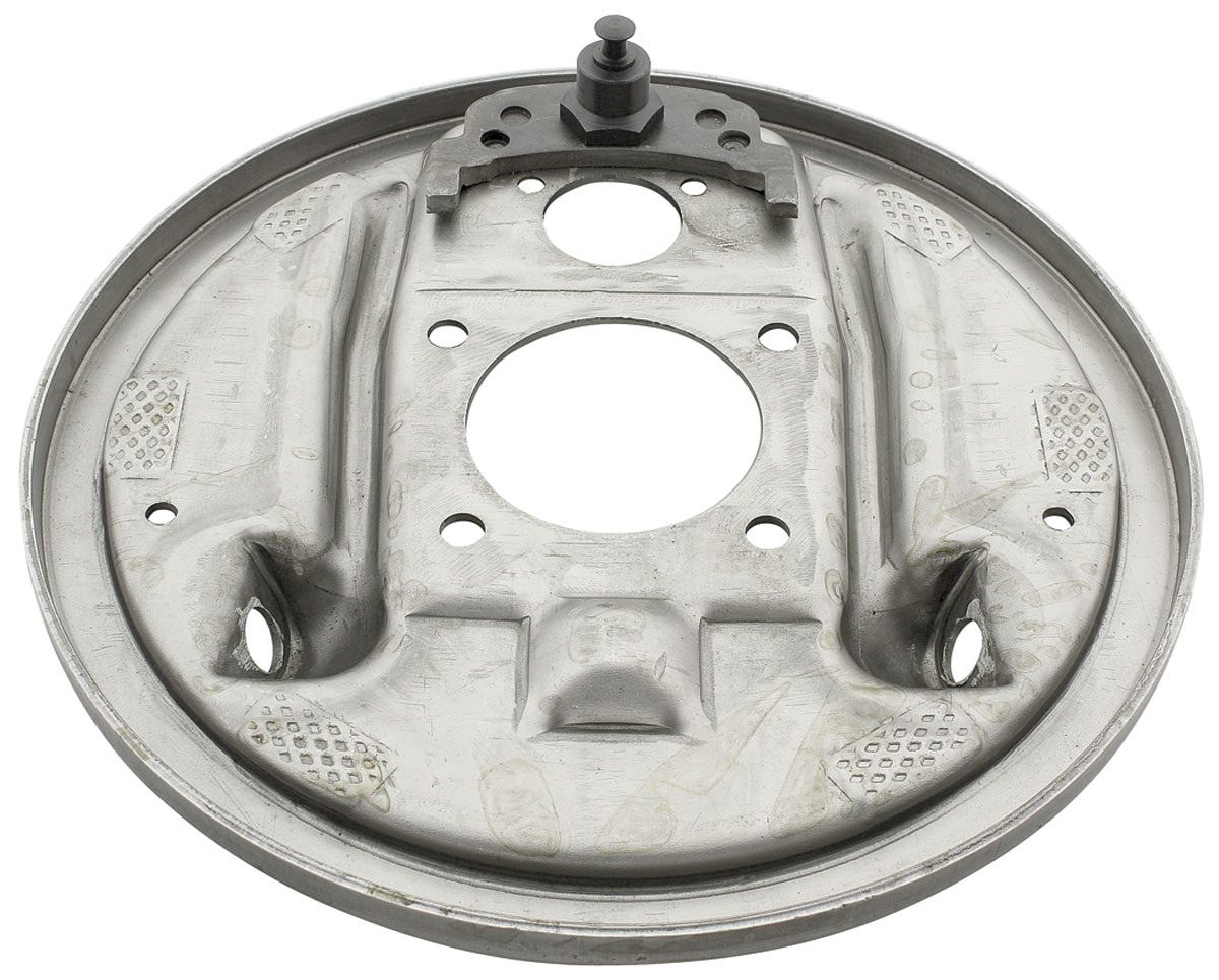 Brake Backing Plate, Drum, 1964-77, A-Body, Rear w/9-1/2" Brakes @ OPGI.com