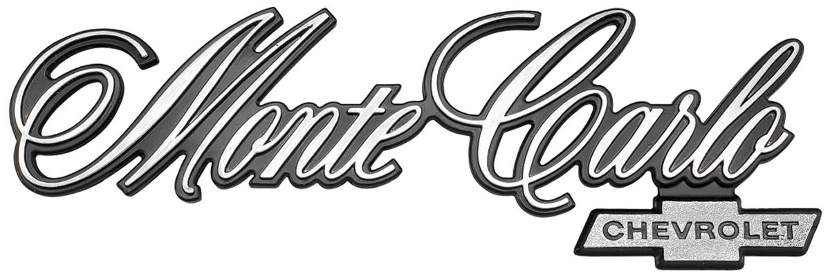 Emblem, Rear Panel, 1976-77 Monte Carlo @ OPGI.com