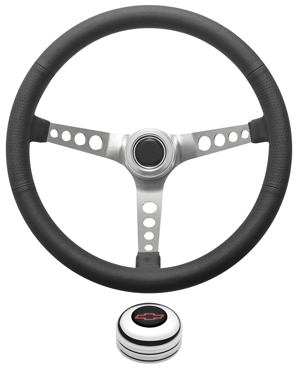 GT Performance - Steering Wheel Kit, 1967-69 Chevrolet, Retro w/Holes ...
