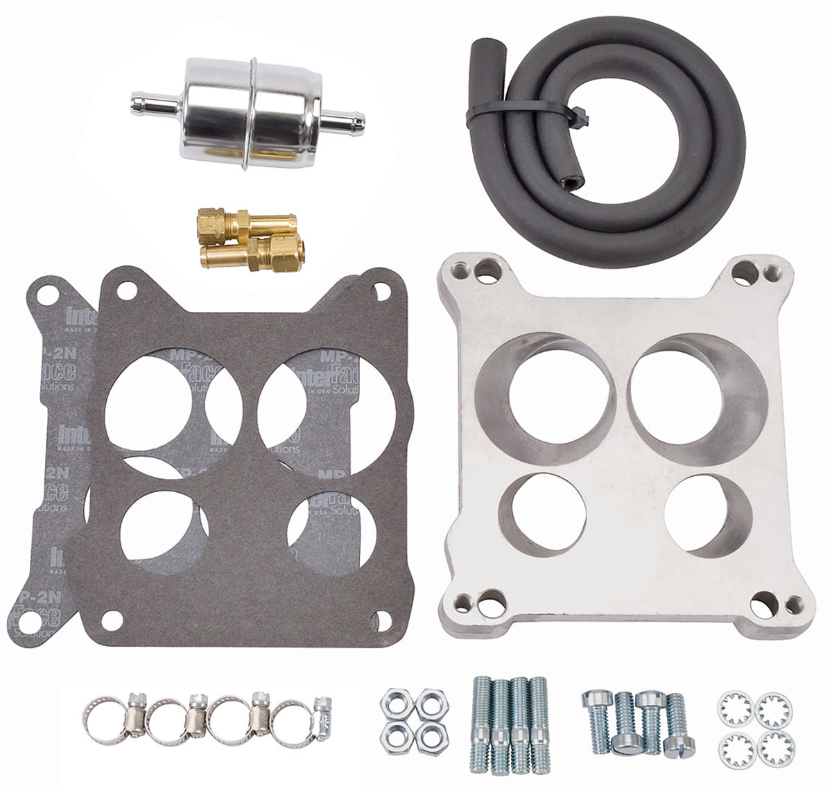 Adapter & Fuel, Quadrajet, Edelbrock, Set @ OPGI.com