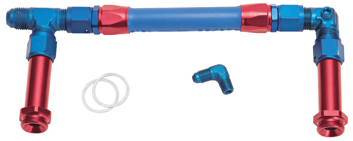 Russell - Fuel Line, Carburetor, Dual Inlet Assembly, -8 @ OPGI.com