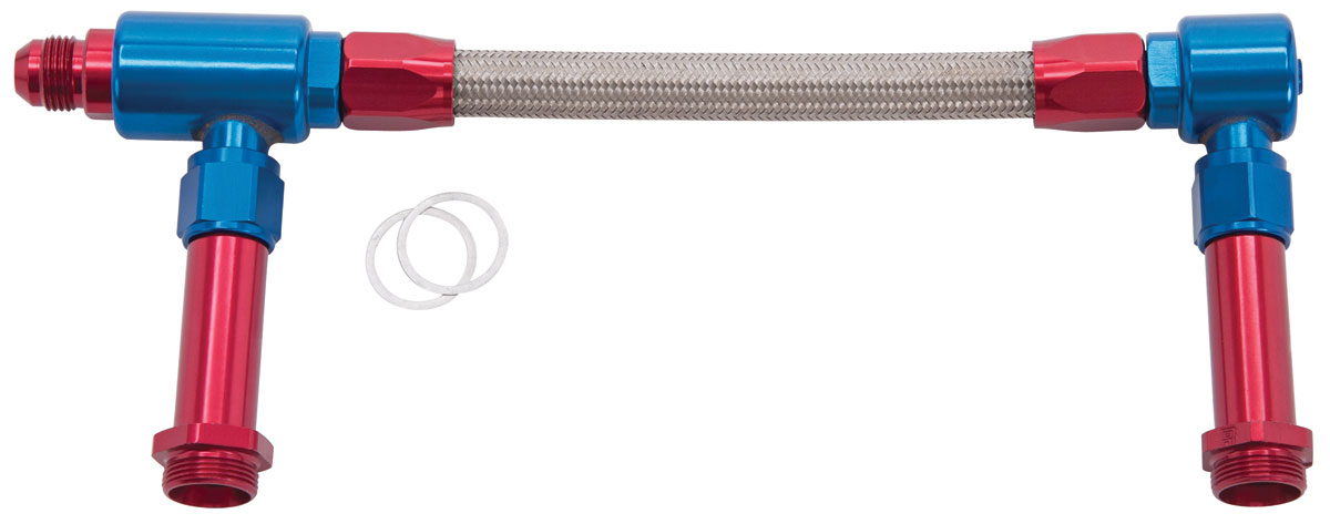 Russell - Fuel Line, Carburetor, Dual Inlet Assembly, -8, w/ Filter ...